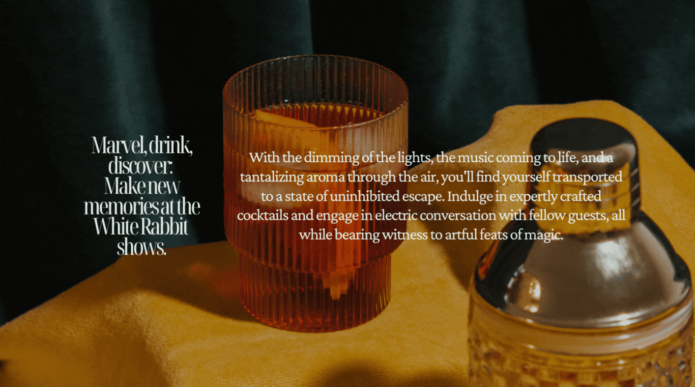 White Rabbit | Brand Identity + Website by Ken Shew