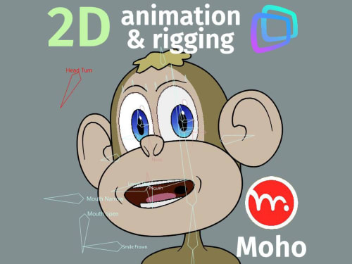 Moho character rigging for 2D animation by Sam stereoDecor
