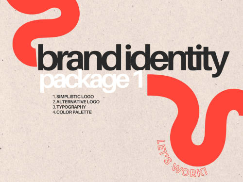 Simple Brand Identity Creation: Logos, Typography + Colors by monet cassett