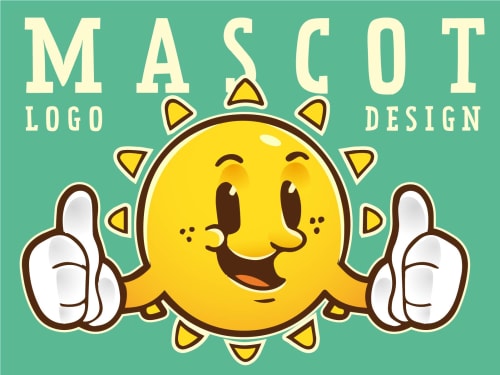 Unique and fun mascot logo design by Vishnu Wicaksono