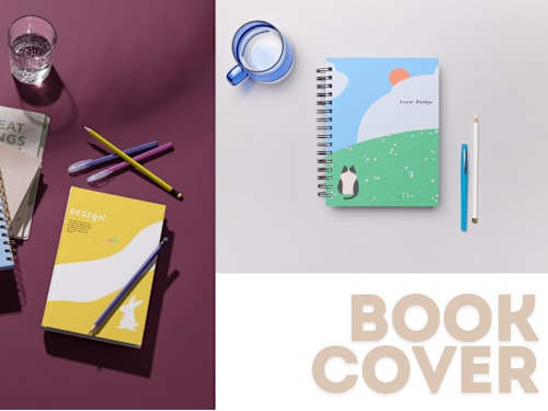 Minimal Cute Book Cover Design by Runn Wong