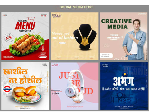 graphic design, banner design, social media post by Rahul Gholap