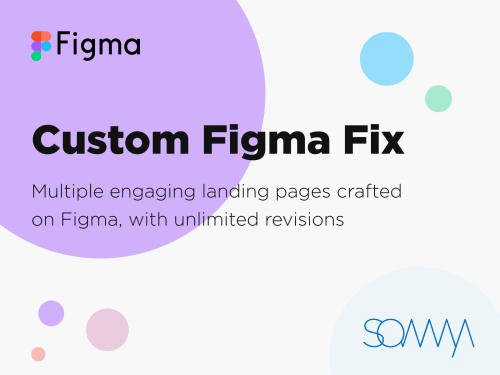 Custom Figma Fix Multiple landing pages crafted on Figma by Sowmya ...