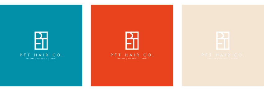 PFT Hair Co. Visual Identity Design by Vestia Alexandria