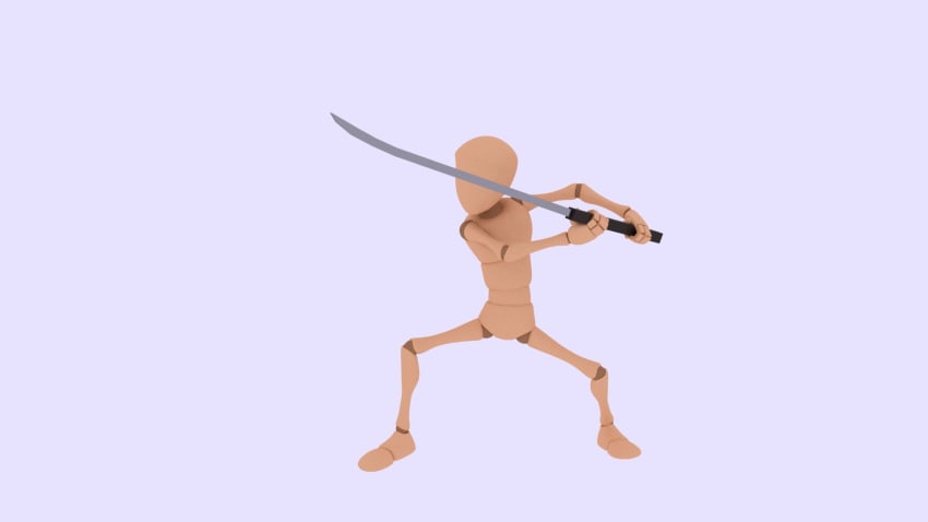 3D Character Poses by Ebadur Rehman Faiez