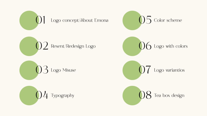 Emona Tea | Rebranding Brand Identity by Vanesa Berisha