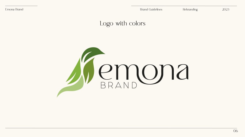 Emona Tea | Rebranding Brand Identity by Vanesa Berisha