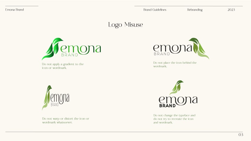 Emona Tea | Rebranding Brand Identity by Vanesa Berisha