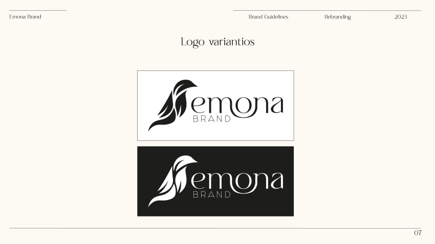 Emona Tea | Rebranding Brand Identity by Vanesa Berisha