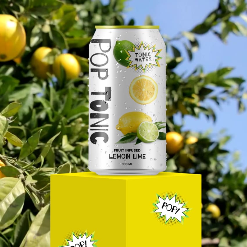 POP TONIC | Brand Identity, Packaging, Visual Design by Lili Delva