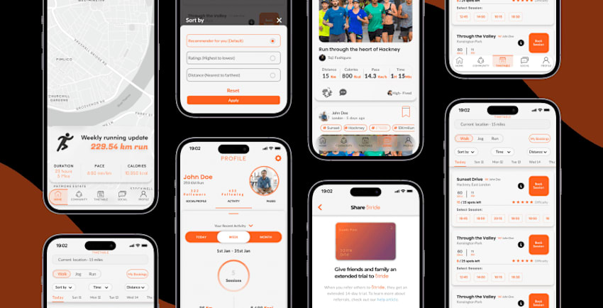 Stride - case study by Benjamin Joseph