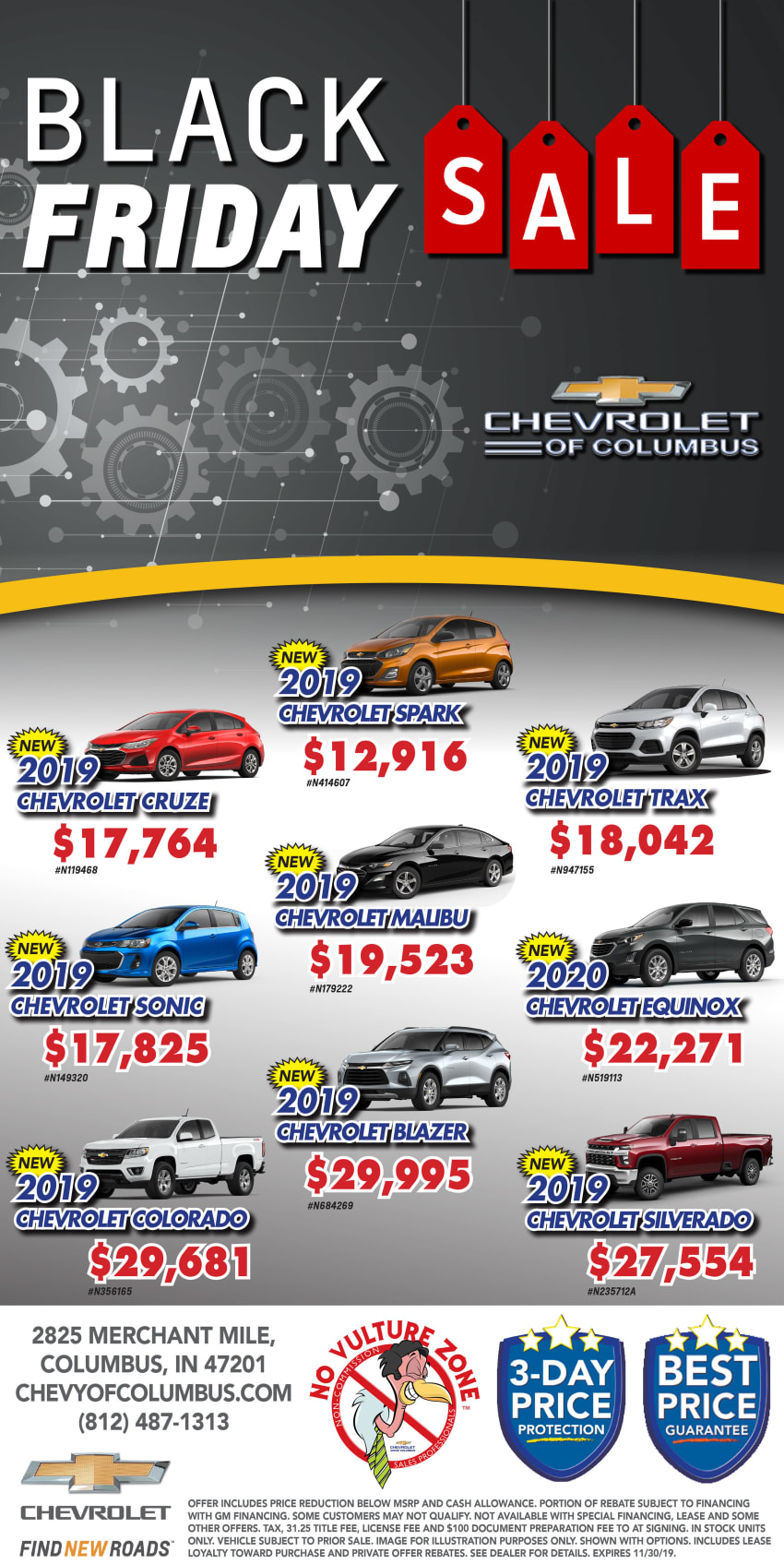 Chevrolet of Columbus Dealership Newspaper ads by Kassi Hattabaugh
