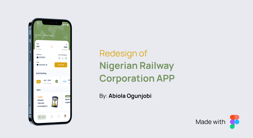 Nigerian Railway Corporation App by Abiola Ogunjobi