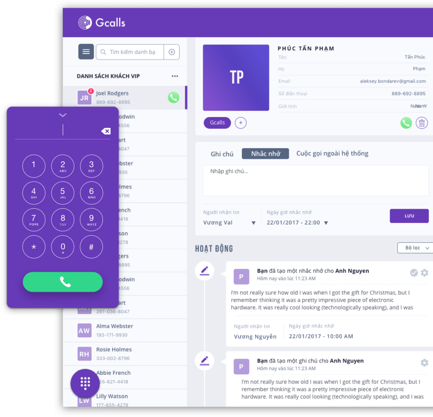 Gcalls Plus by Anh Pham