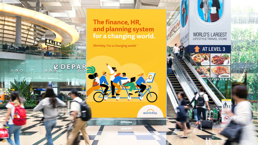 Workday Brand System and Campaign Design by Lucia Vaughan