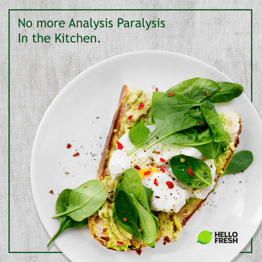 Designed Advertisements for HelloFresh by Candice Desjarlais