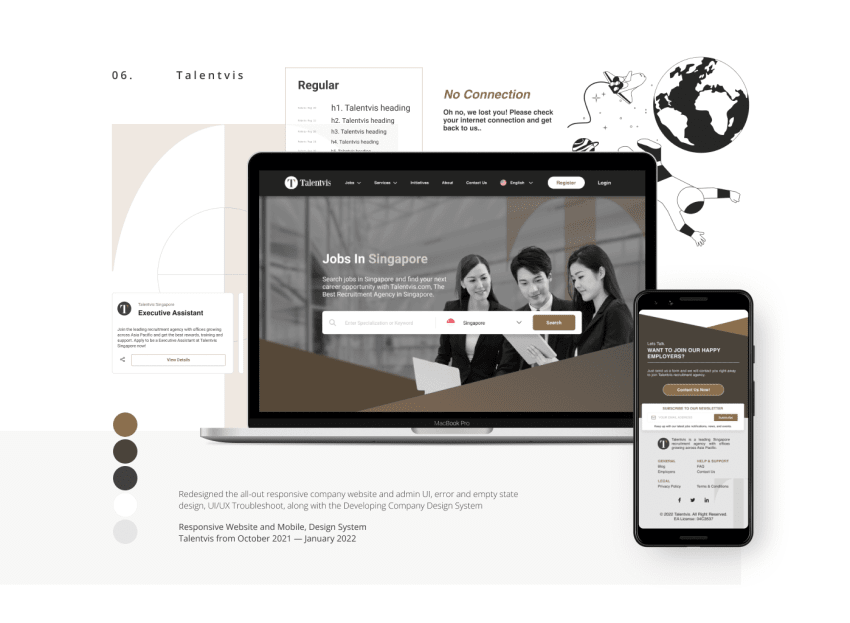 Talentvis Website by Dheana Titaura H