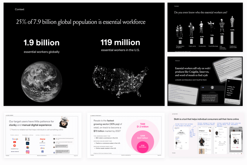 Pitch Deck Design for Pre-Seed Startup by Namu Park