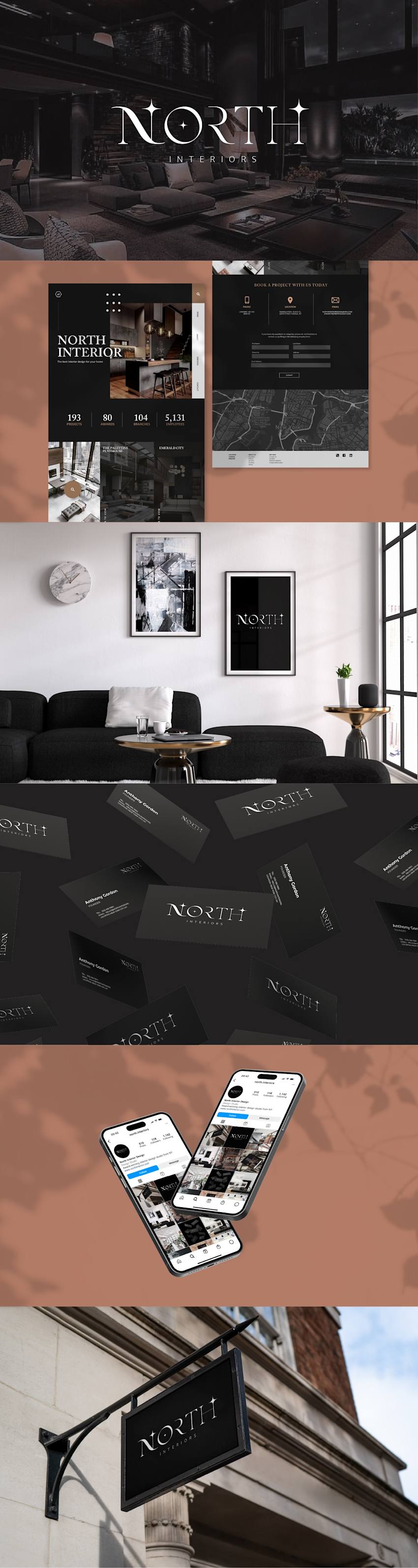 North Interiors Website by Crystal Loh
