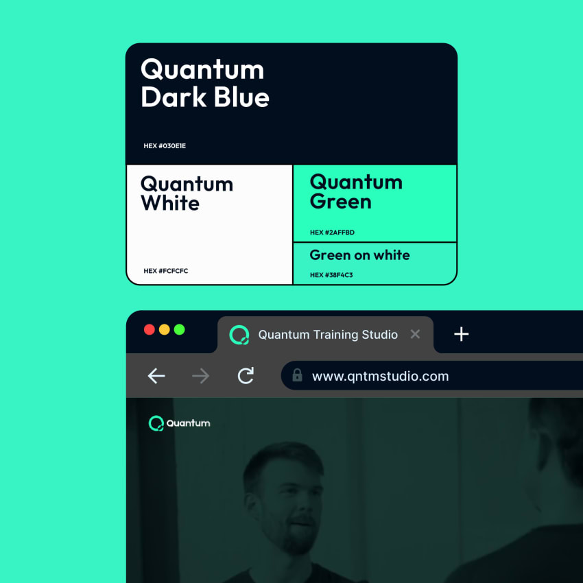 Quantum Brand Identity by Lahcen Id Hamouch
