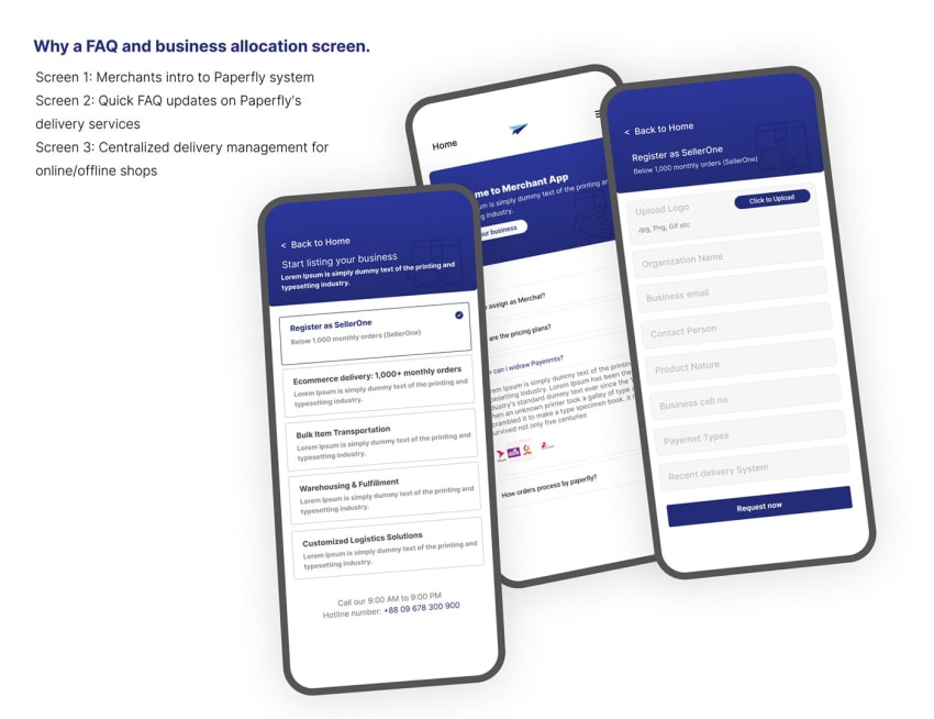 Paperfly Merchant APP Redesign by Md Mezba Hus Julam