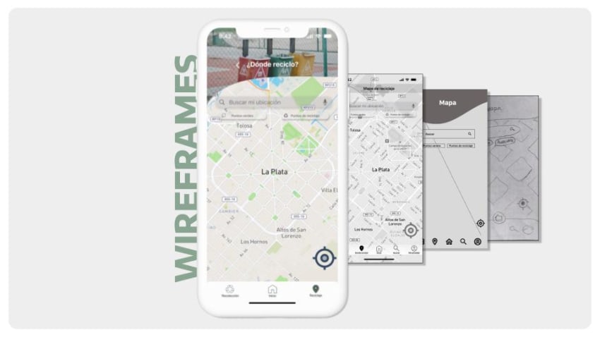 Reciclapp: UI design by Juana Zabaleta