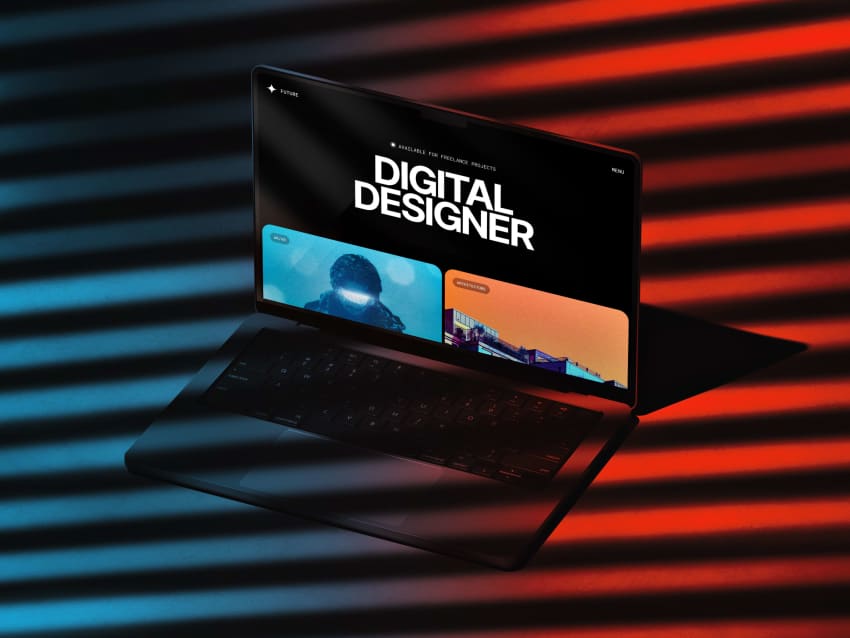 Future Folio — Cyberpunk Portfolio Template for Framer by Paul Lapkin