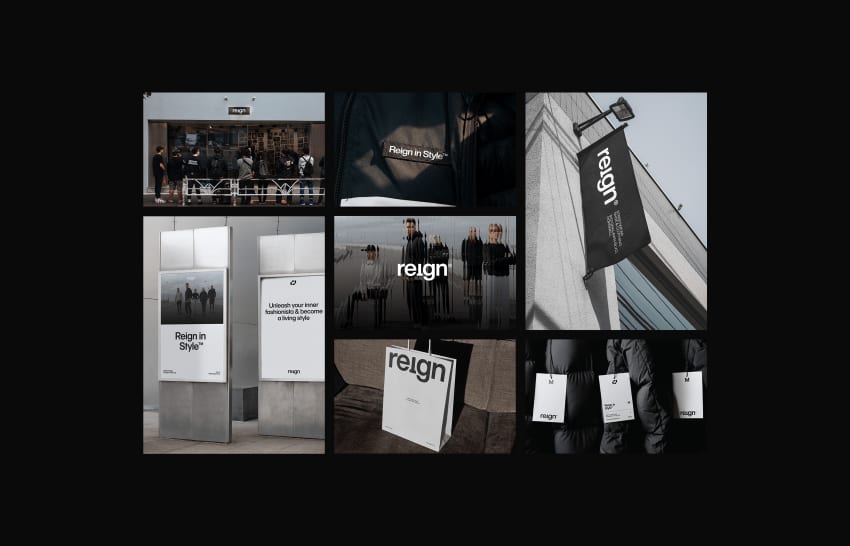 Reign™ — Brand Identity by Miqdam Sajid