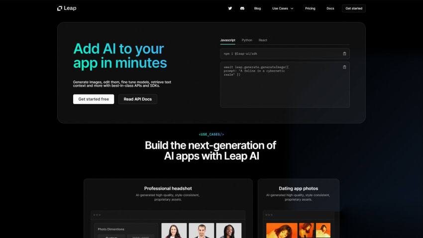 Leap (Website) by ISHAN ZAAD