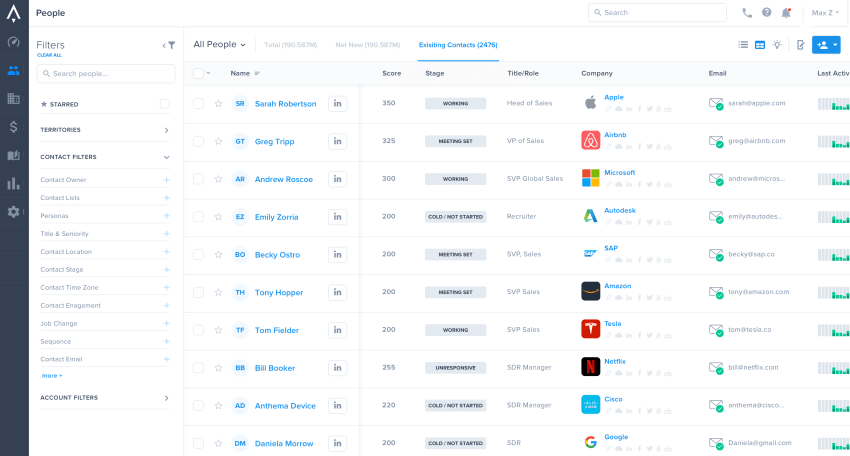 Apollo | People and Companies Searcher by Andrea Margolis