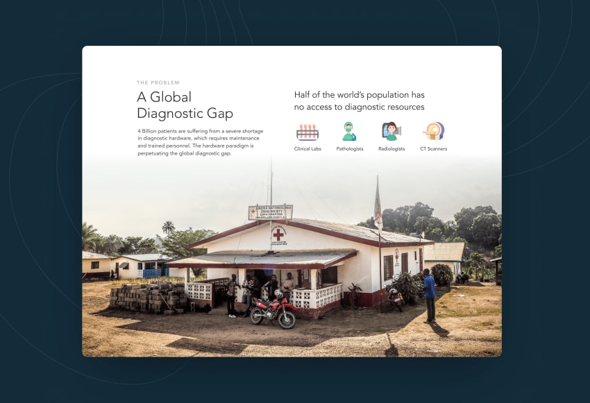 Medical Diagnostic UI Website Design by Ahmad S. Afandi