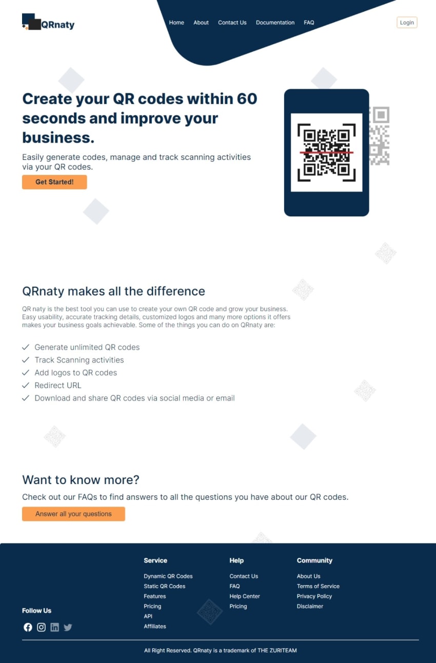 A Tech Product For QR Code Generation (QR Natty) by Afolabi Abdullahi