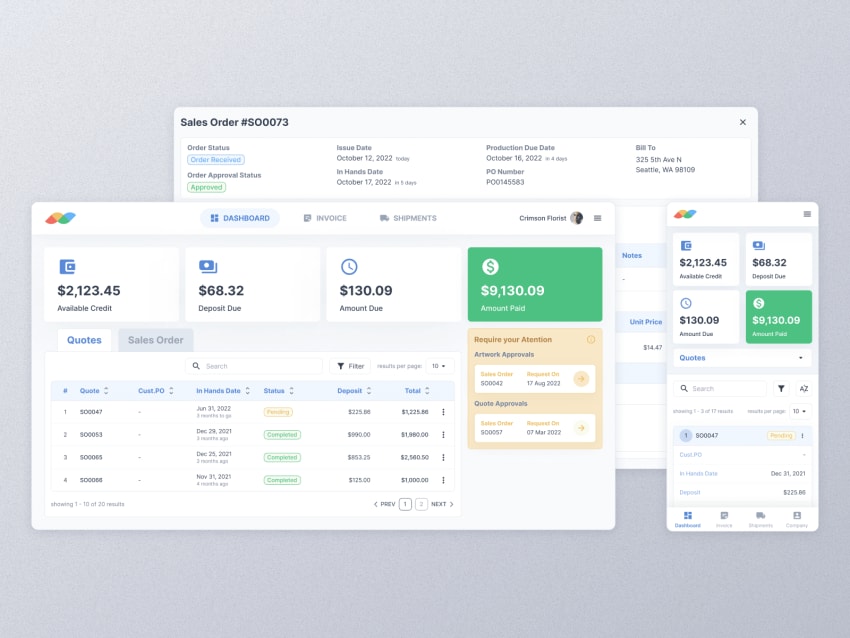 YoPrint Customer Dashboard Redesign by Gustafian D