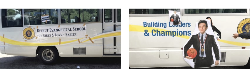 School Bus Branding by Carole Maroun