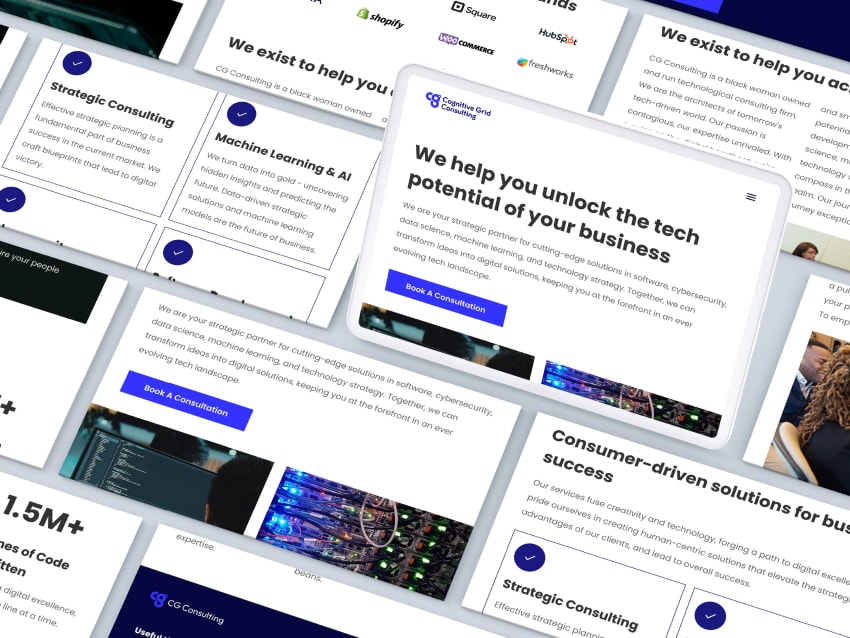 Cognitive Grid - Brand Identity Design by Ash Gandawa