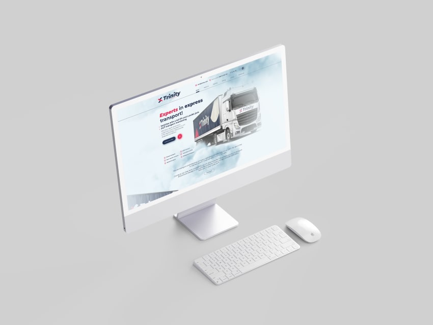 TRINITY - UI/UX Design for Landing page by Jovan Pop-Petrov