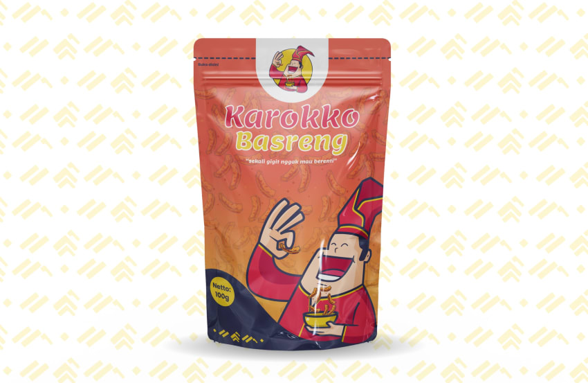 Karokko Basreng - Snack | Logo Design and Brand Identity by Izhar Hadi ...