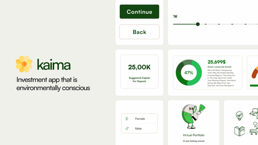 Kaima - UX design, research and brand identity by Eylon Gil