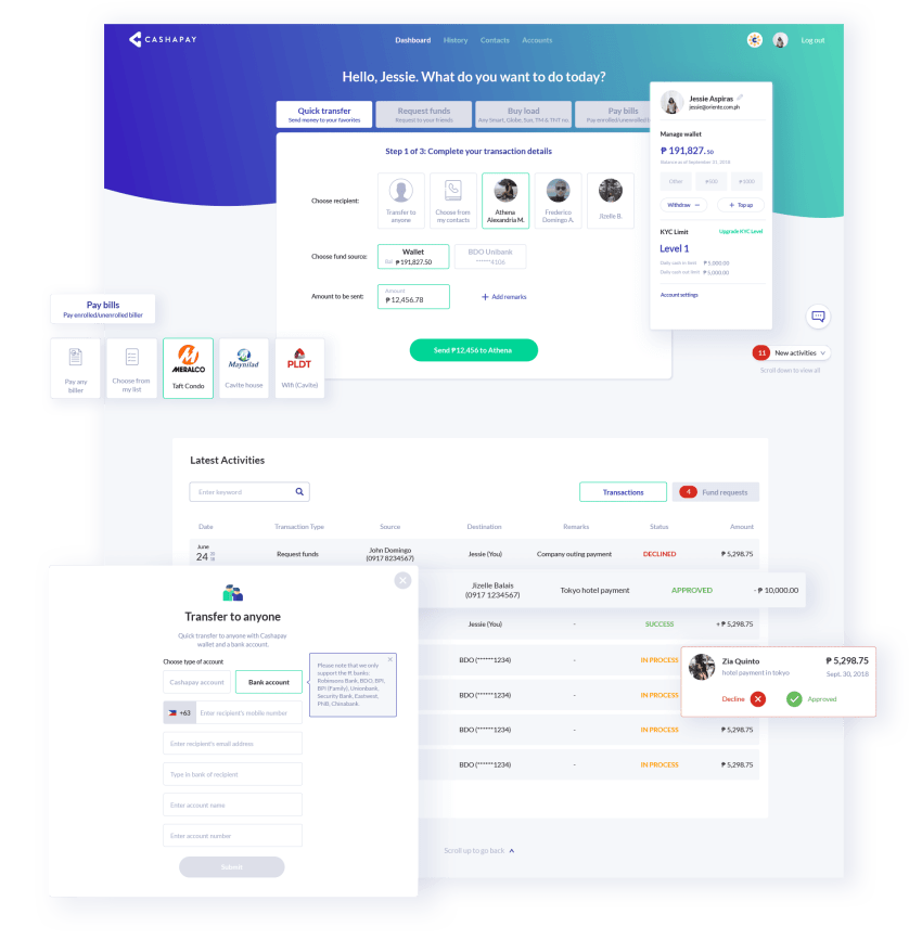 Designing a Payments App for Mobile and Web by Jessie Aspiras