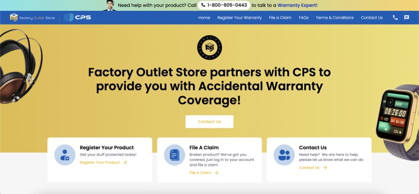 Factory Outlet Store - Landing Page by Omar Shishani