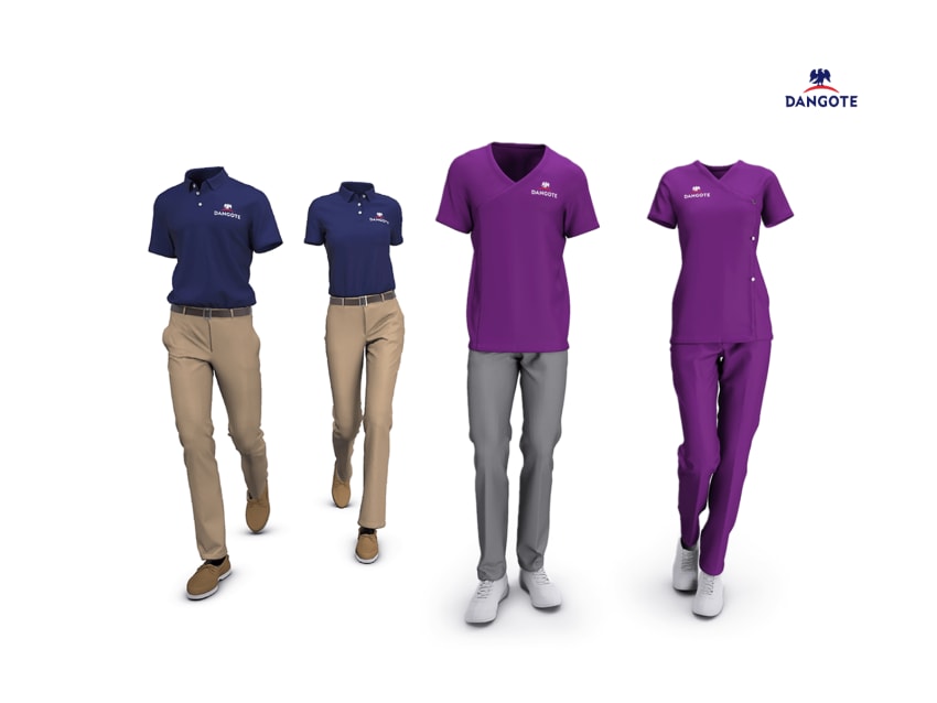 Workers' Apparel Design for Dangote Cement by Edesiri Ukiri