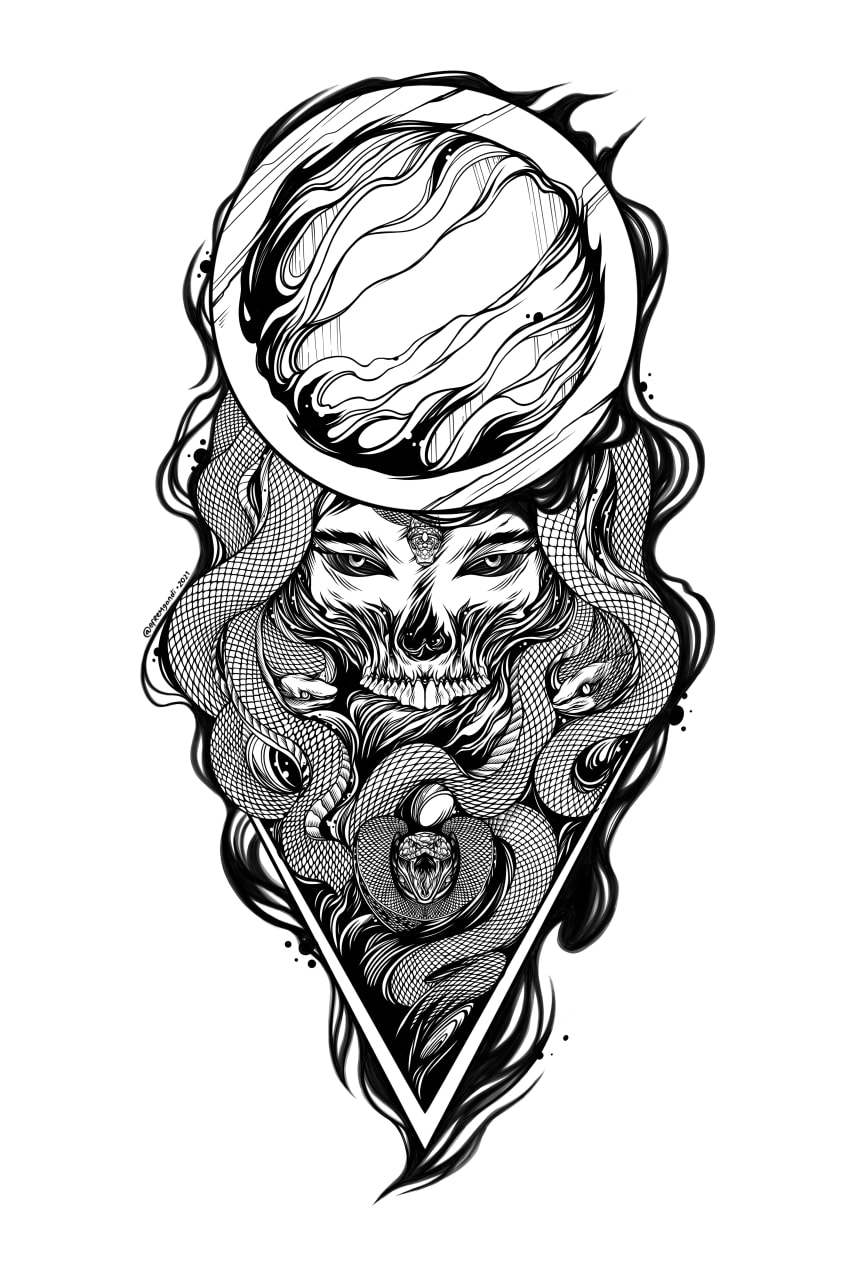 Dark Art Illustration by efrem gandi