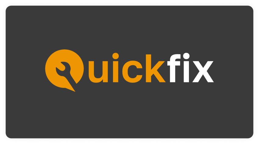 QuickFix - Logo Design & Branding by Piyush Malvi