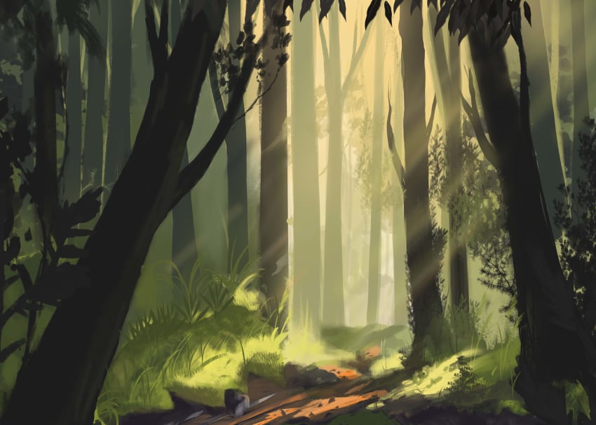 Story book, Background design or concept digital illustrations by ...