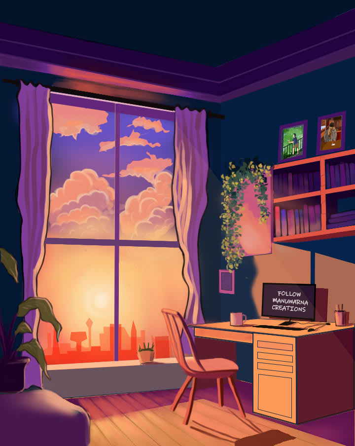 Story book, Background design or concept digital illustrations by ...