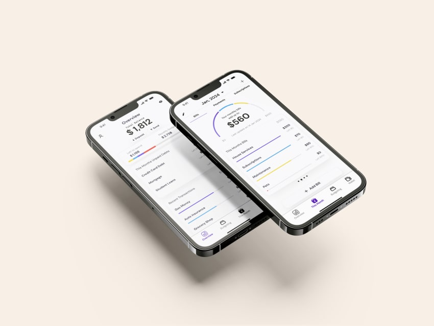 Budgeting App UI Design by Isa Djan Hindic
