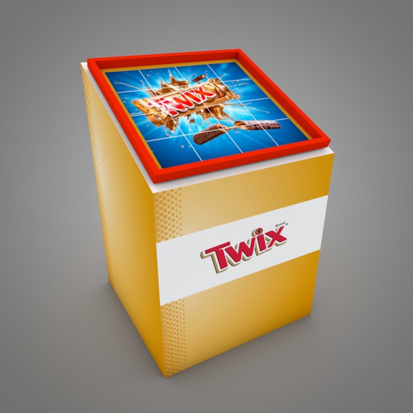 TWIX Open Market Activation Setup by Dan Aji