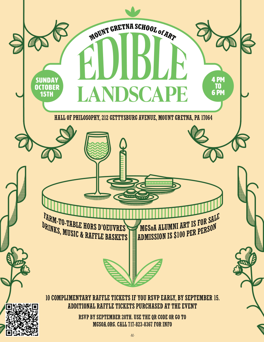 Edible Landscape Poster by Anna Grimshaw