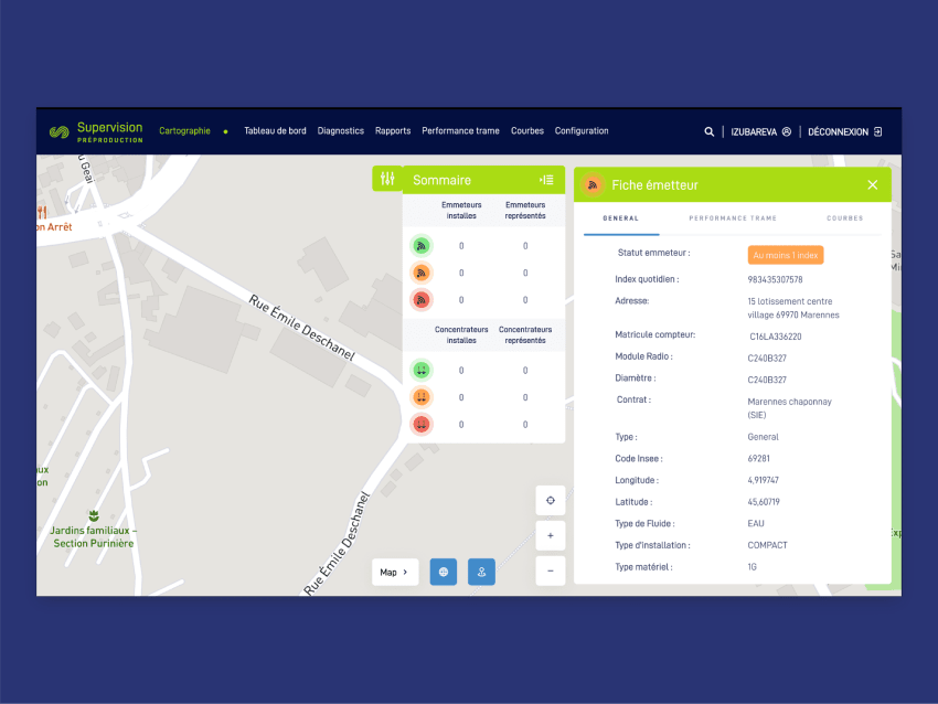 SUEZ: Internal management dashboards redesign, UI kits creation by ...
