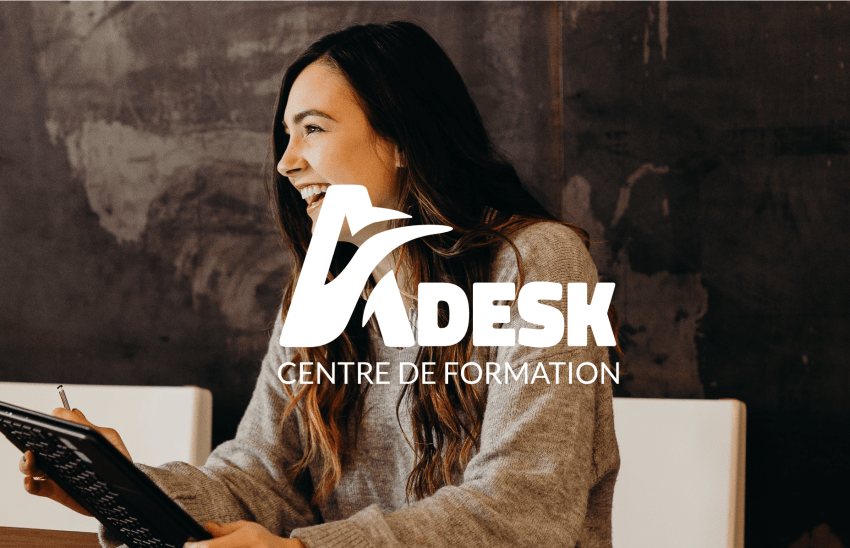 Adesk - Education Logo Design & Brand Identity by Zakia BK